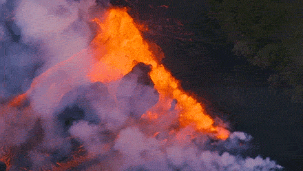 Rivers of lava spew out toxic acid gas as Kilauea volcano eruptions ...