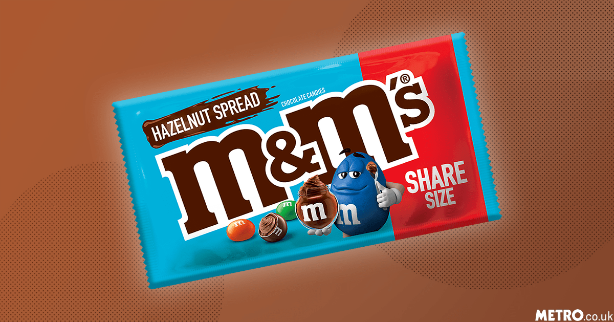 M&Ms filled with chocolate hazelnut spread are being released in ...
