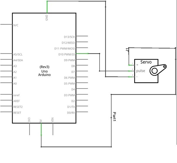 Servo Motor Arduino Circuit Diagram - Wiring Diagram