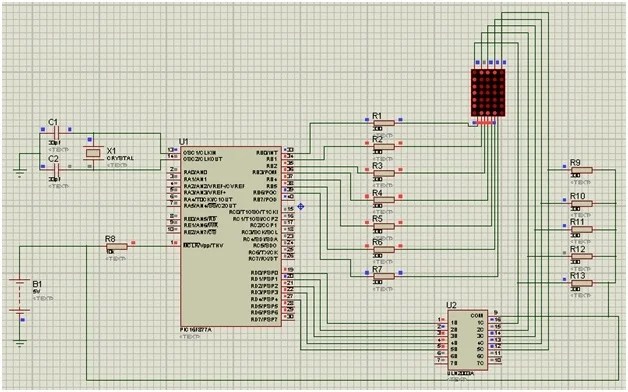 16 215 32 Led Matrix Circuit Diagram