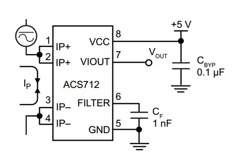 Acs712 current sensor interfacing with Arduino ac dc current measurement