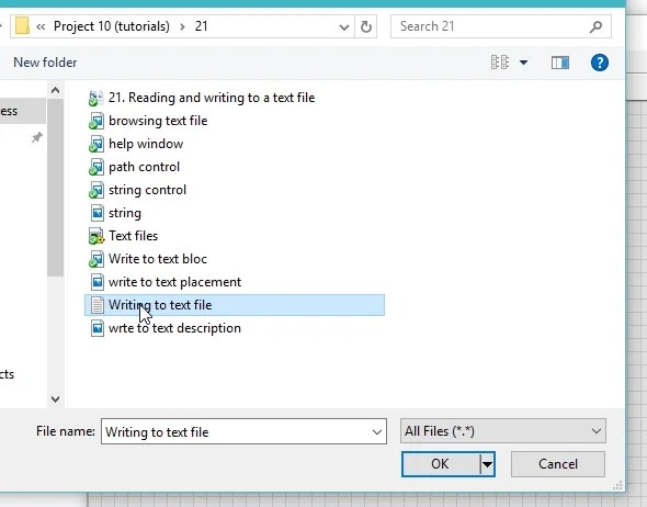 Reading and writing to text files in labview : tutorial 21