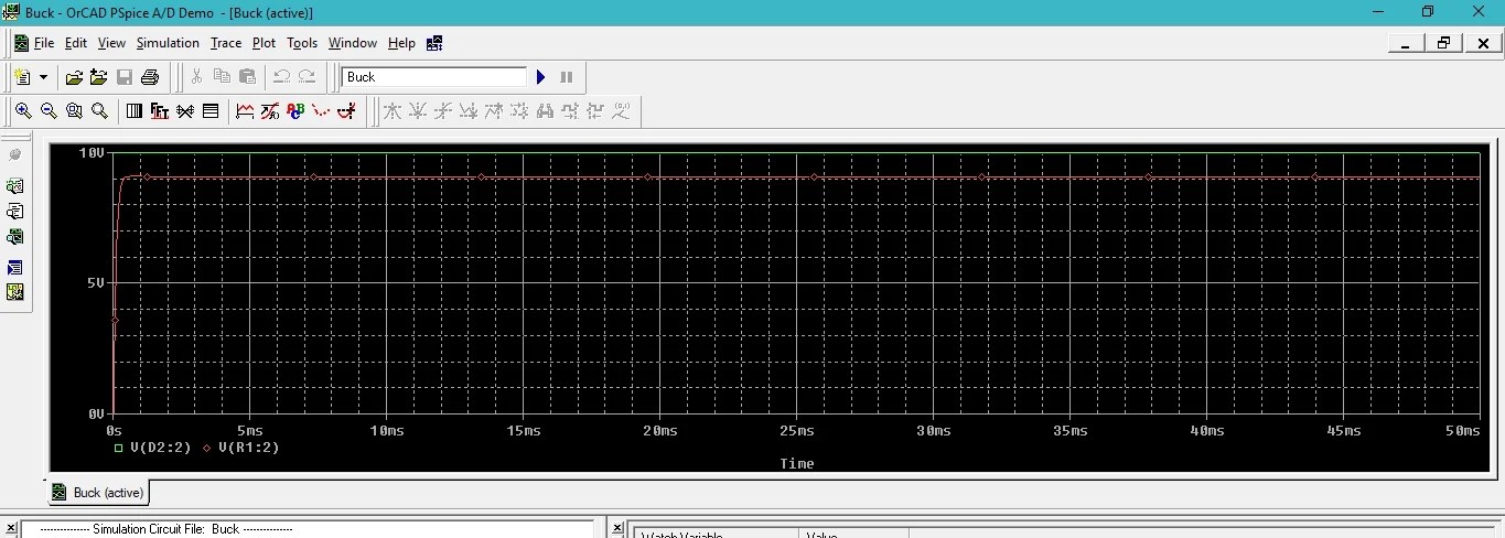 Buck converter simulation using PSpice : tutorial 8
