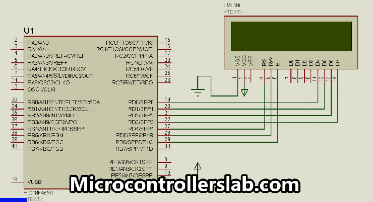 LCD Interfacing with Pic Microcontroller - MPLAB XC8 and MikroC Pro