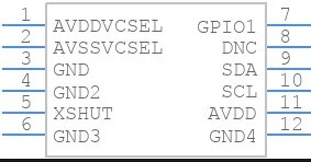 VL53L0X Pinout Details, Interfacing wtih Arduino, Applications