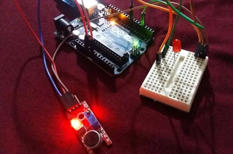 Arduino Sound Sensor Schematic
