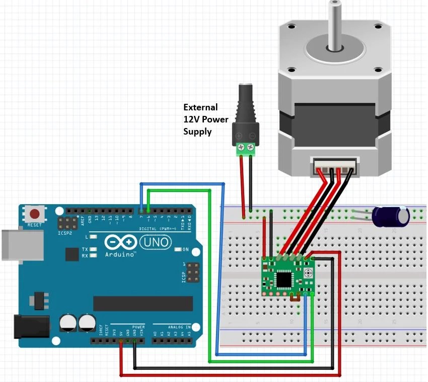 Nema 17 Stepper Motor Circuit Diagram - Circuit Diagram