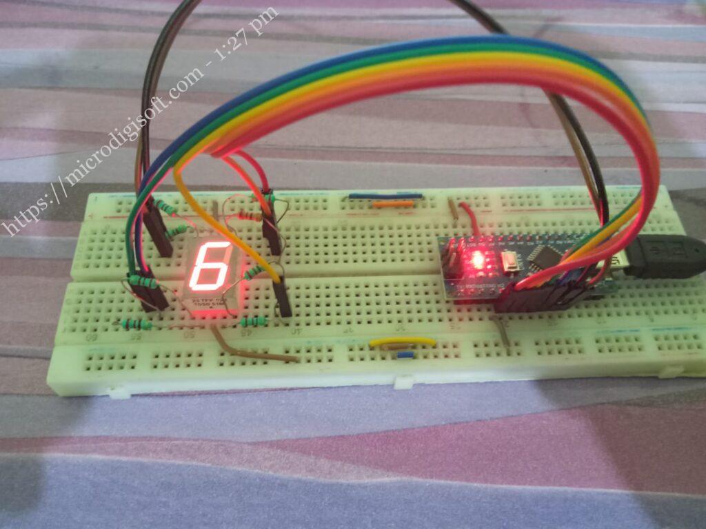 Interfacing 7-Segment Display with Arduino Nano