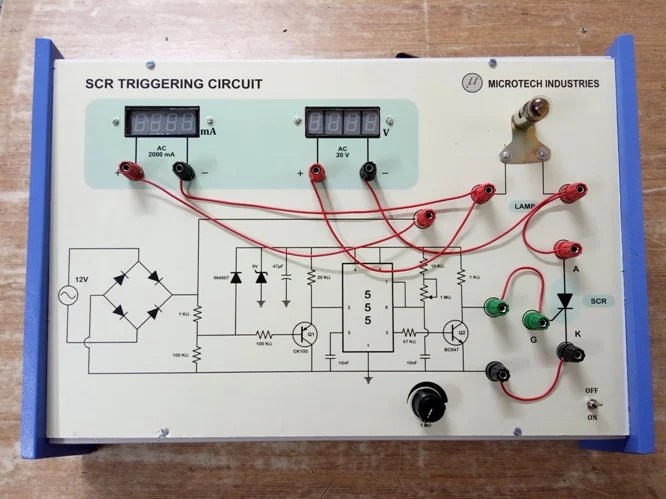 Thyristor Firing Circuit Using 555 Timer