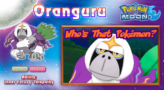 Who's That Pokémon? It’s Oranguru! - Miketendo64 :Miketendo64