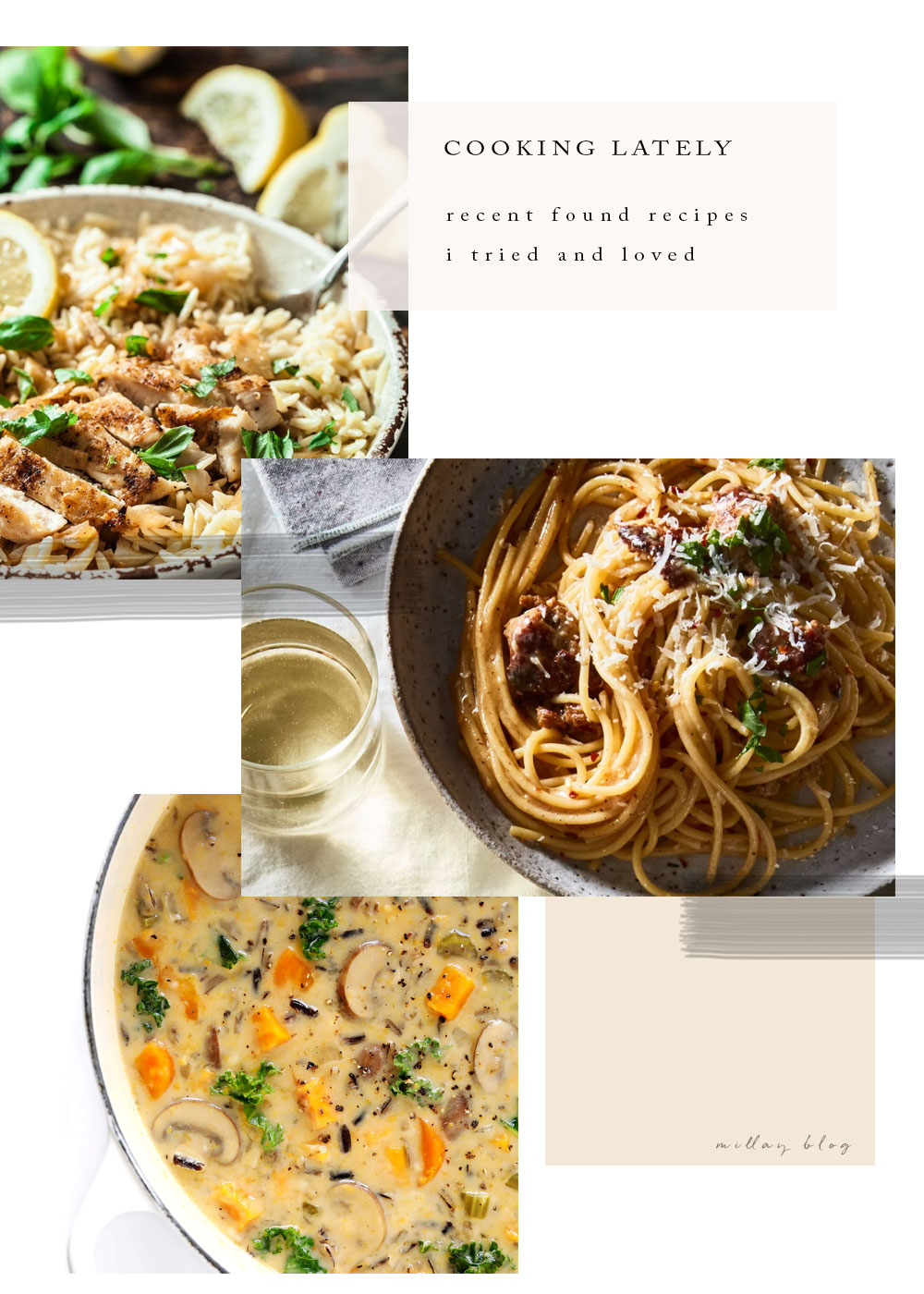 Three Pinterest Meals I Tried and Loved! | Millay Studio