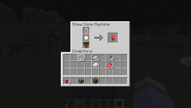 Snow Cone Craft Mod para Minecraft 1.8 - Minecraft Descargas