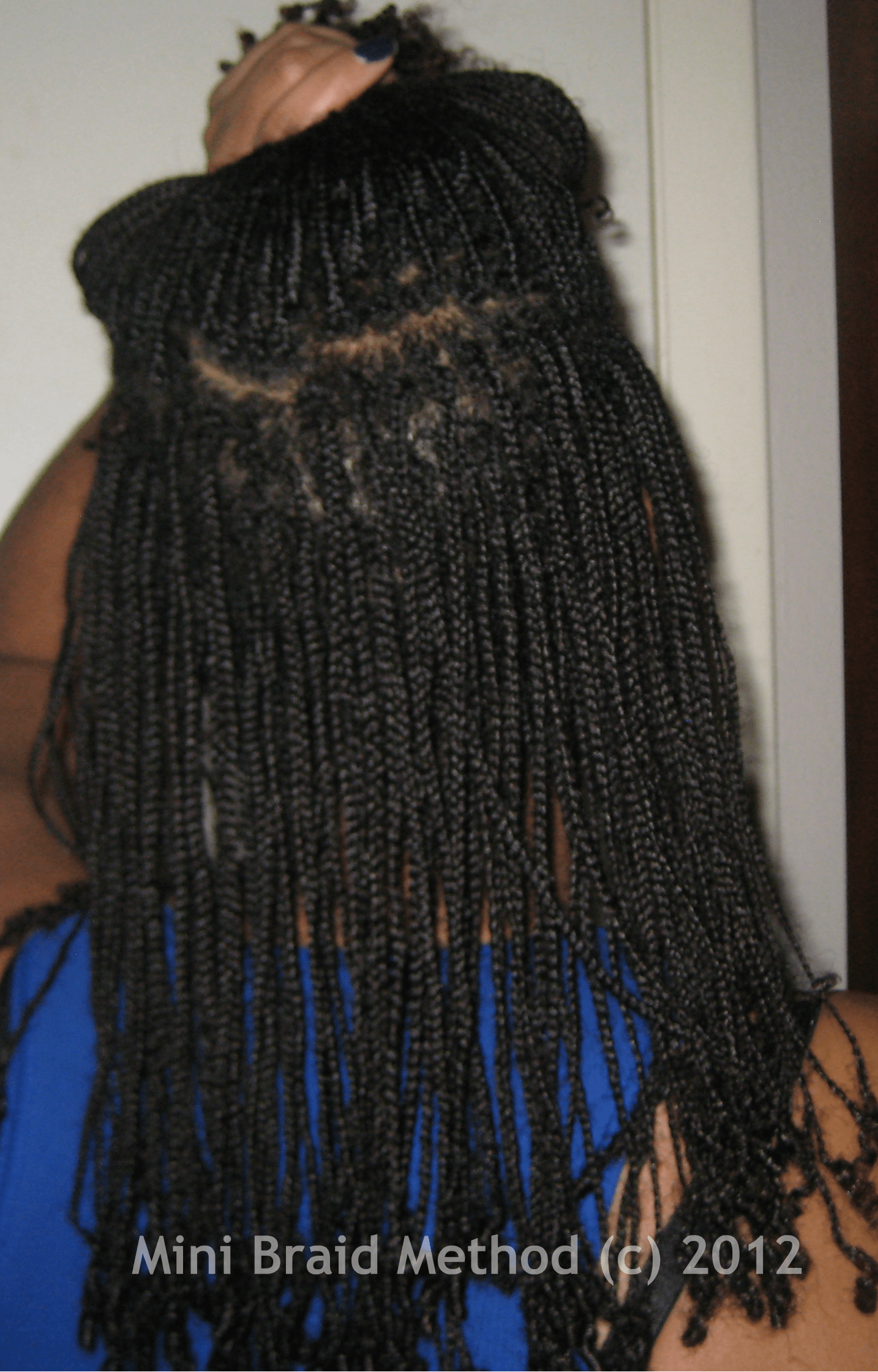 My Winter Mini Braids- Update Week 2 – The Mini Braid Method