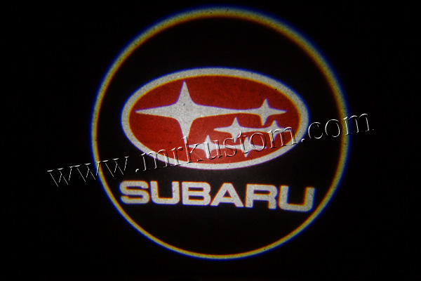 Subaru LED Door Projector Courtesy Puddle Logo Lights Red - Mr. Kustom ...
