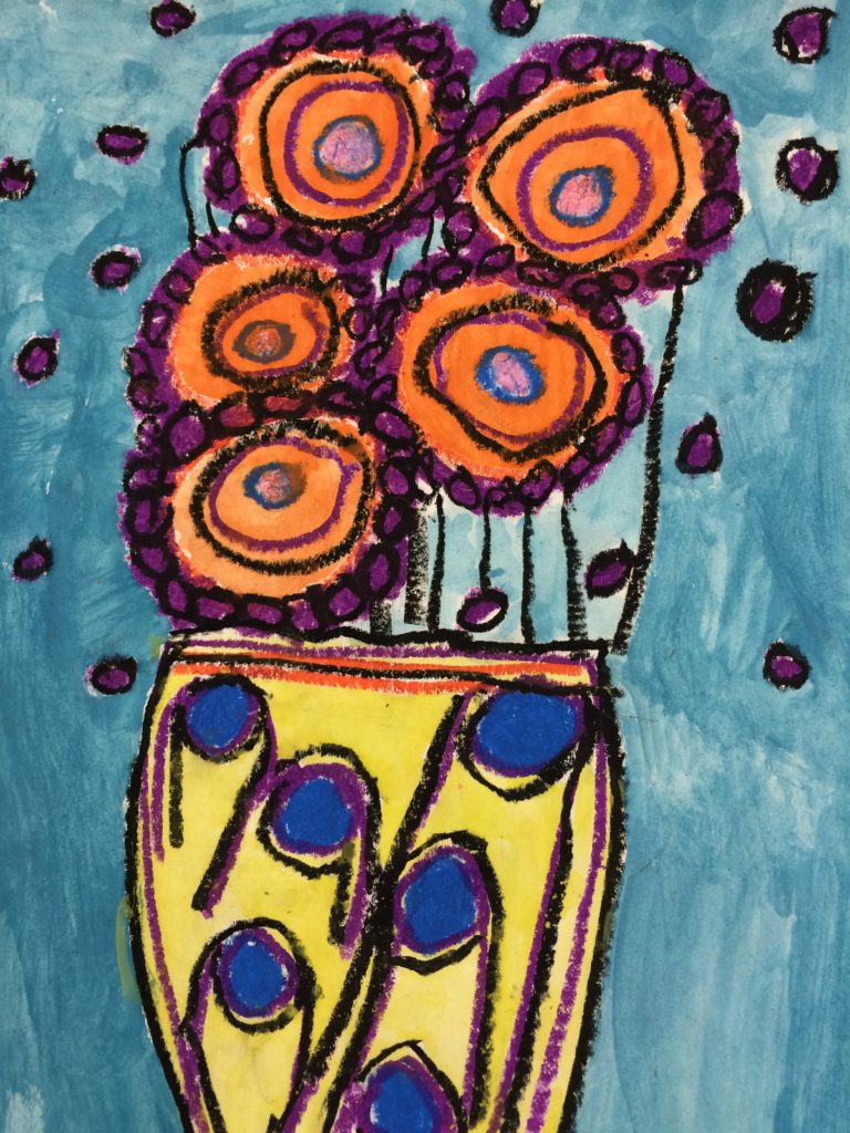 Hundertwasser Flowers | Mrs. Art Teacher Lady