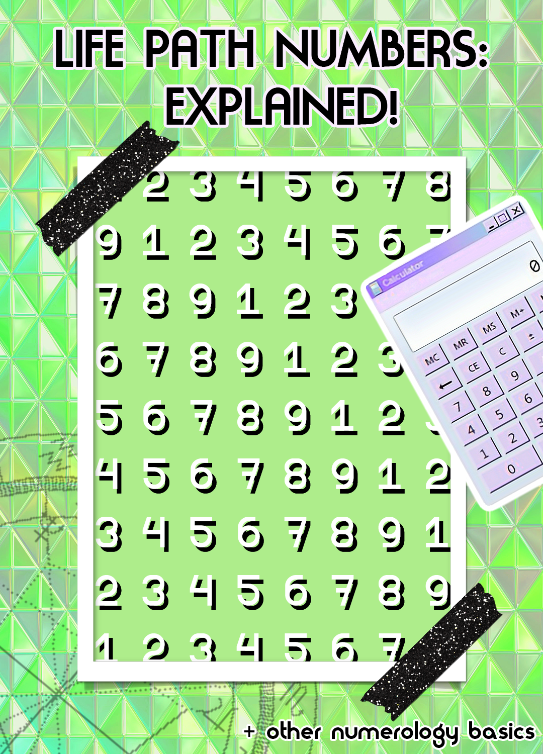 LIFE PATH NUMBERS: EXPLAINED! (& OTHER NUMEROLOGY BASICS)