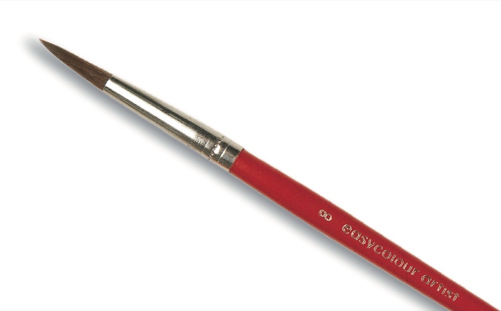 CMP Artist Brush Round tip No.8, in pony hair PT8