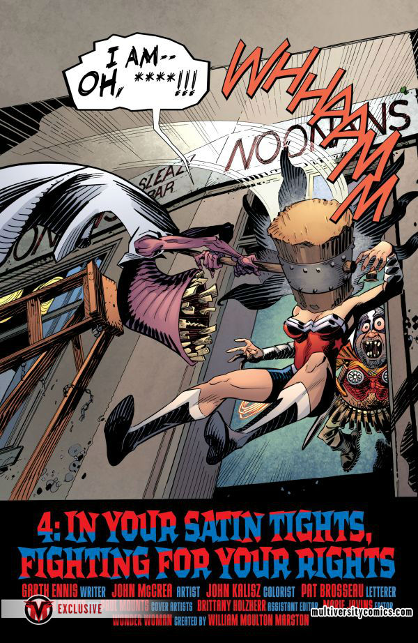 Wonder Woman Wanders into Noonan’s in “All-Star-Section-8” #4 [Preview ...