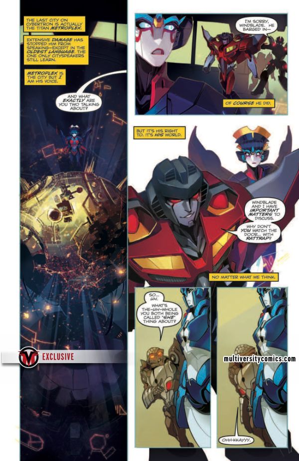 Exclusive Preview: “Transformers Windblade: The Lost City” – Multiversity Comics