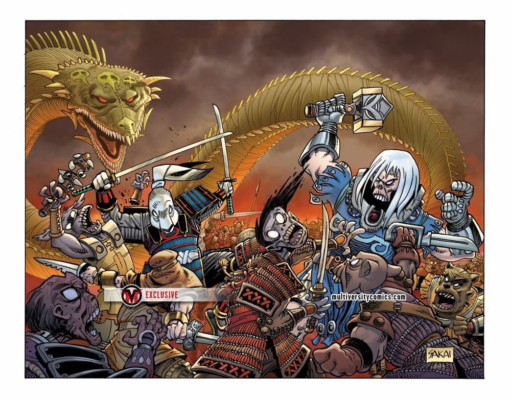 Exclusive Art Process: Stan Sakai and Walter Simonson Mash Up Usagi ...