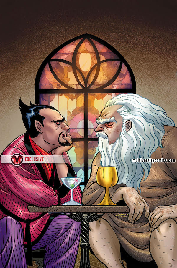 Exclusive Reveal: God and Satan Have Coffee on “Second Coming” #5 Cover ...