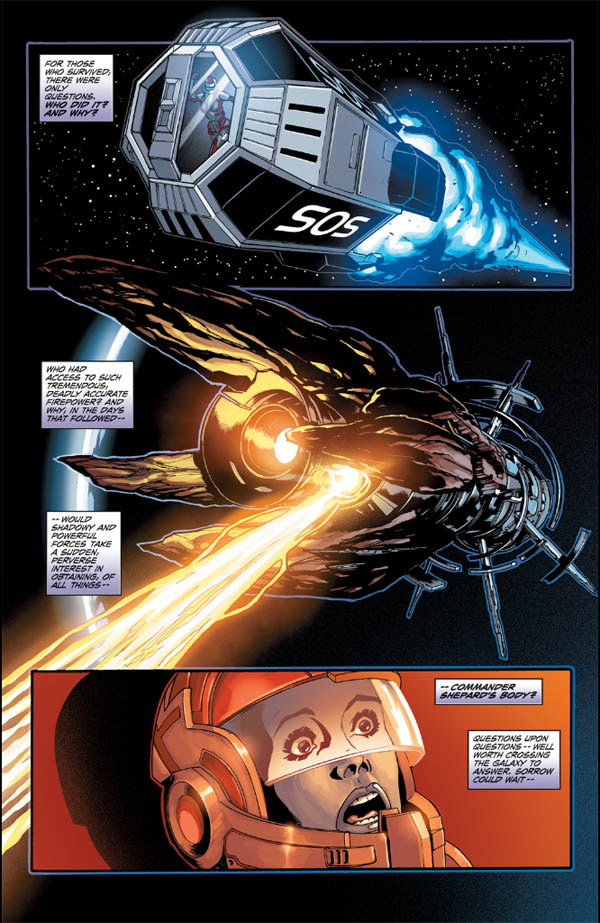 Mass Effect Redemption ME2 opening flashback – Multiversity Comics
