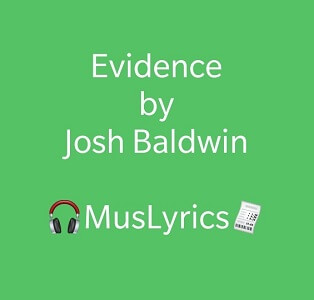 Evidence - Josh Baldwin Lyrics - Music Lyrics