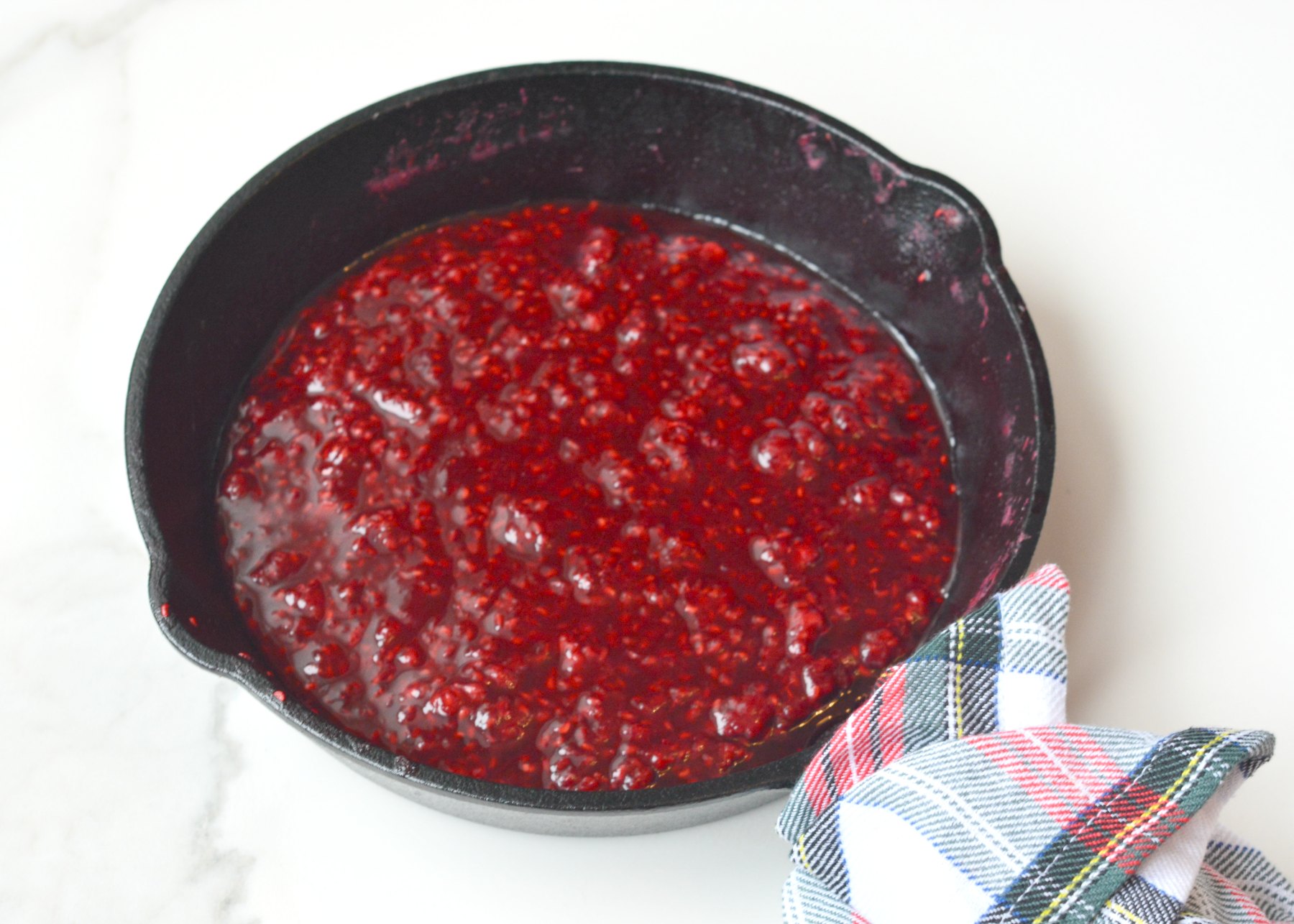 Super Easy Raspberry Jam - My Flourless Kitchen