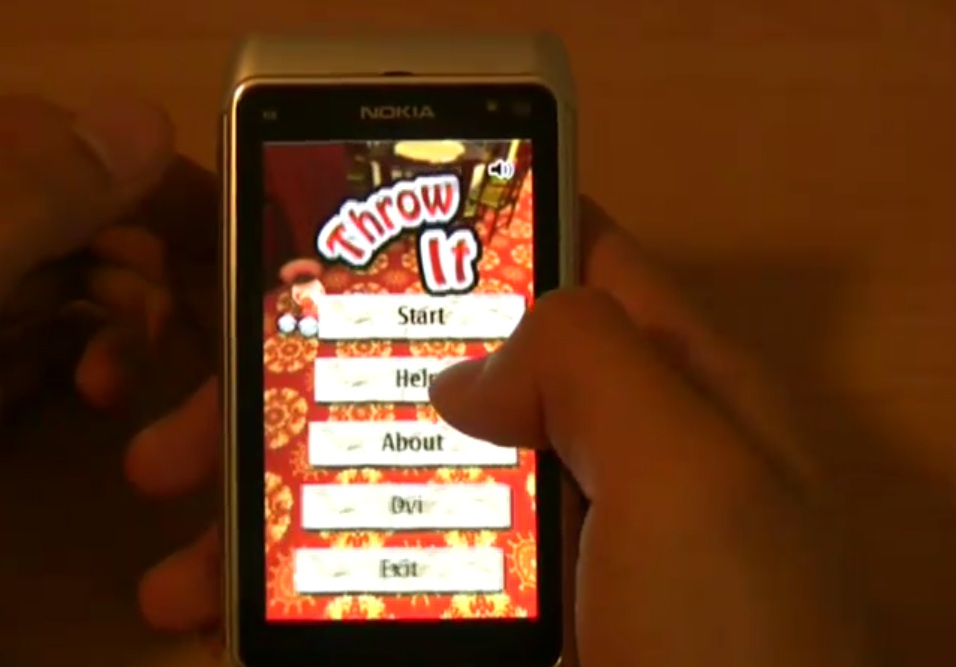 Video: Qt Paper Toss “Throw It” game demoed on Nokia N8 : My Nokia Blog ...