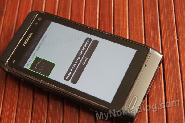 Nokia Sleeping Screen beta updated. Use your own background images ...