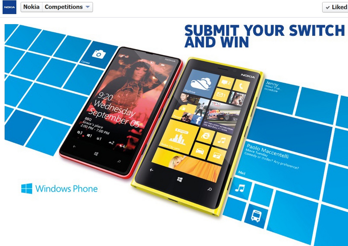 Win a Nokia Lumia 920 – submit your switch and win! : My Nokia Blog - 200