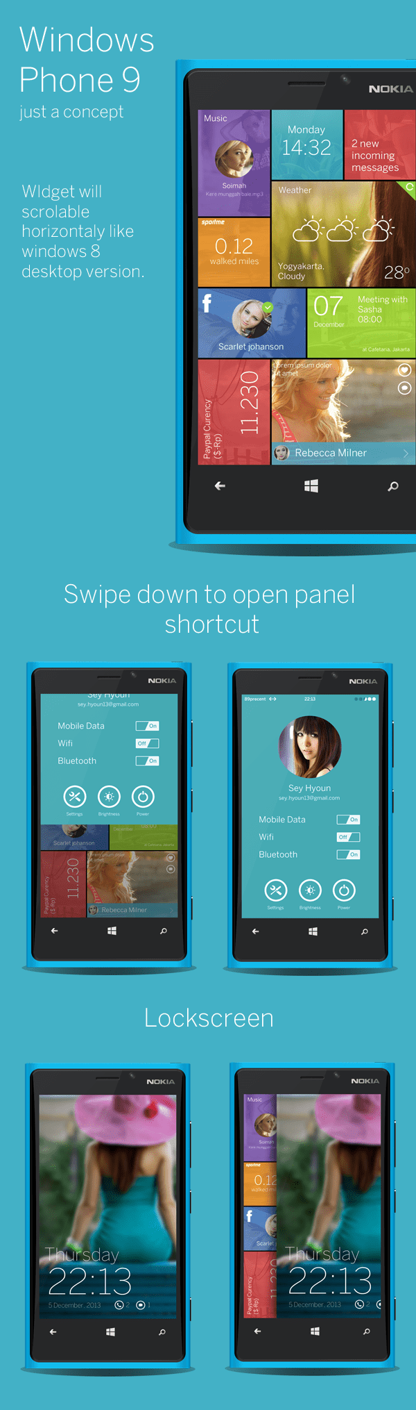 Windows Phone 9 UI Concept : My Nokia Blog - 200
