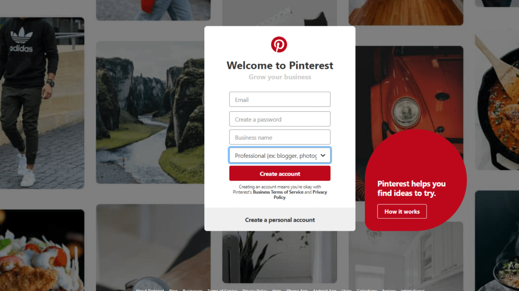 How to Sign Up and use Pinterest account – Digital Marketer | Content ...
