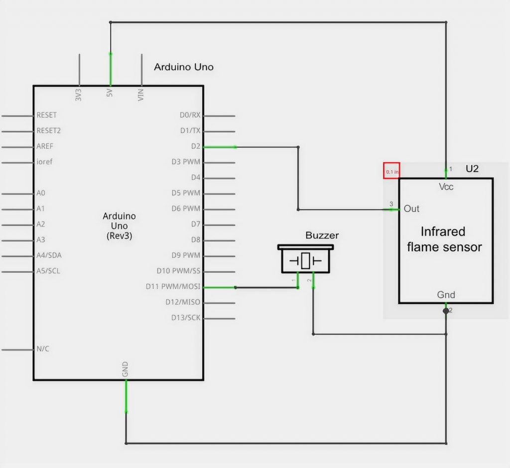 Flame Detector Circuit Diagram