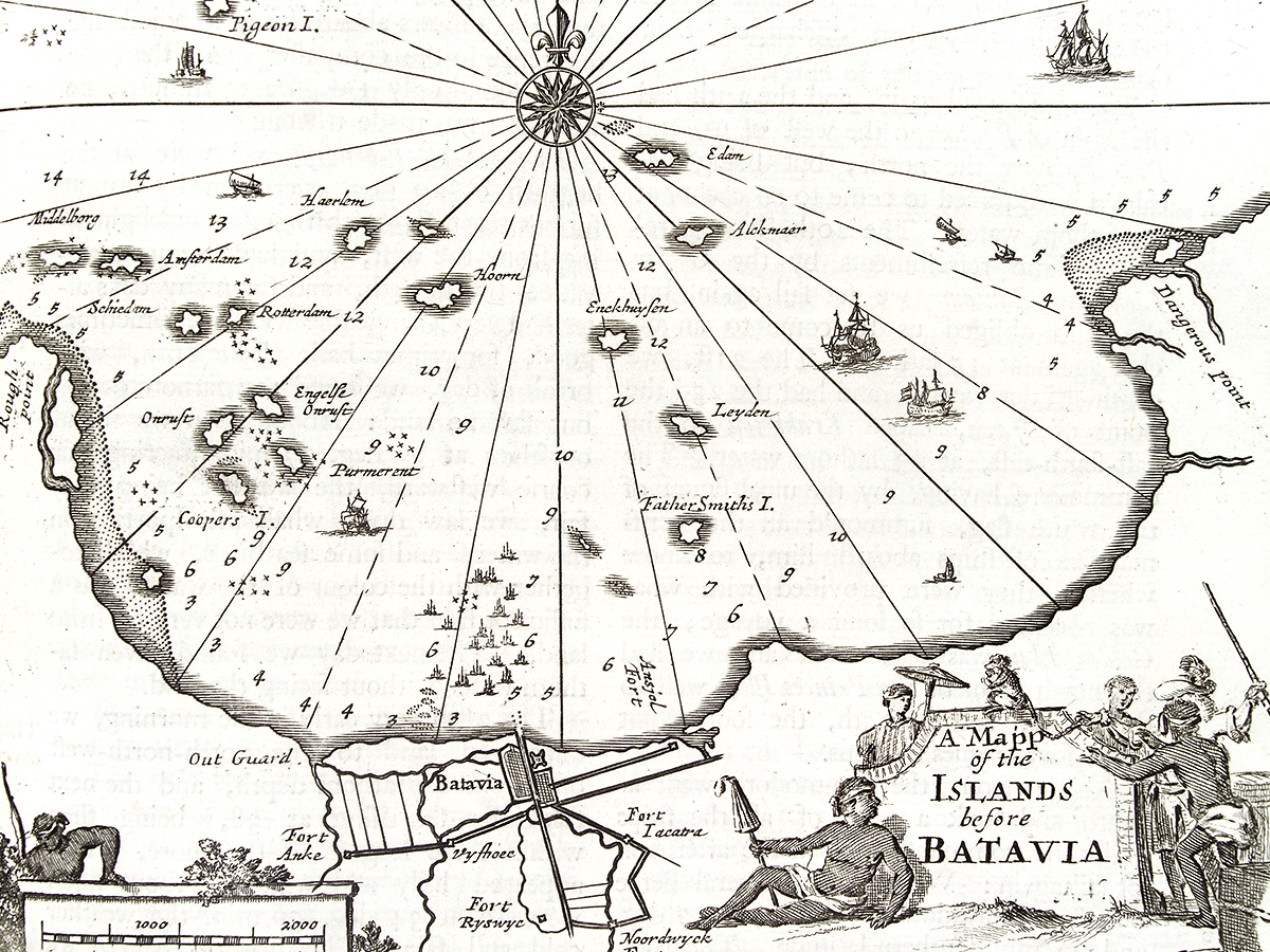 Batavia Java map – Never Was