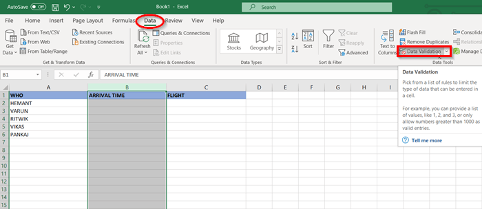 How to apply Data Validation to Cells in Microsoft Excel - New4Trick.Com