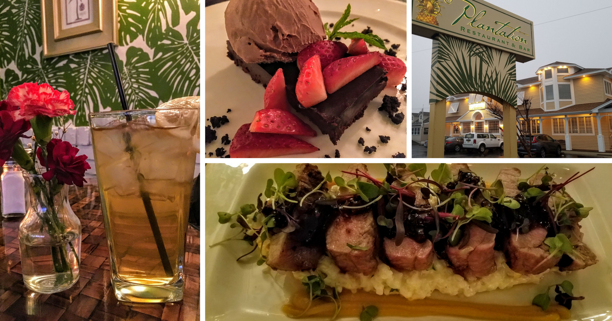 A Romantic Evening (Plus Chocolate!!) at the Plantation Restaurant in LBI