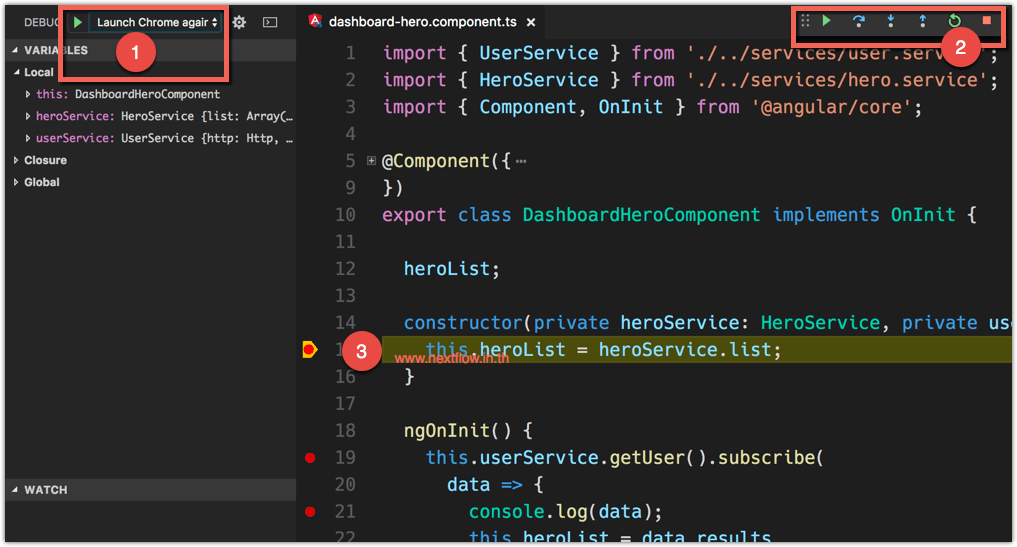 Launch Debug in Chrome for Angular 2 in Visual Studio code - Nextflow