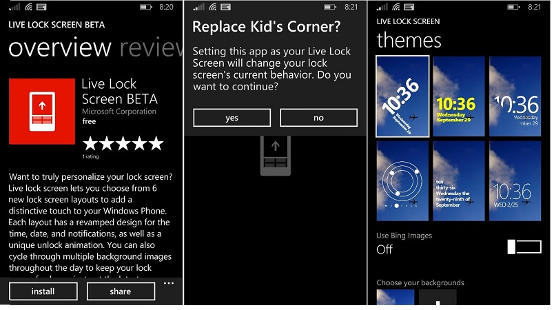 Microsoft releases "Live Lock Screen" Beta app for Windows Phone. Our ...