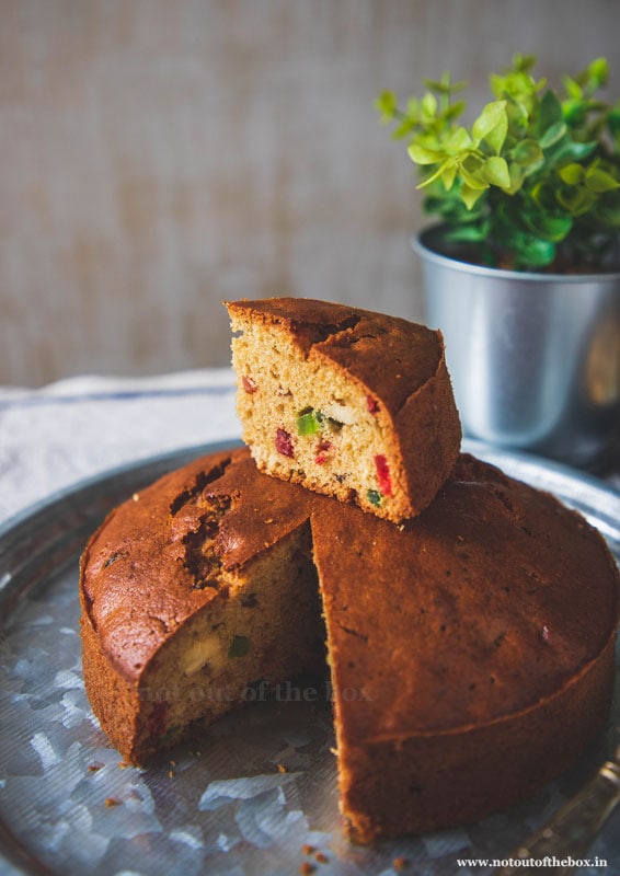 Everyday Atta Fruit Cake / Wheat flour Fruit Cake | Not Out of the Box