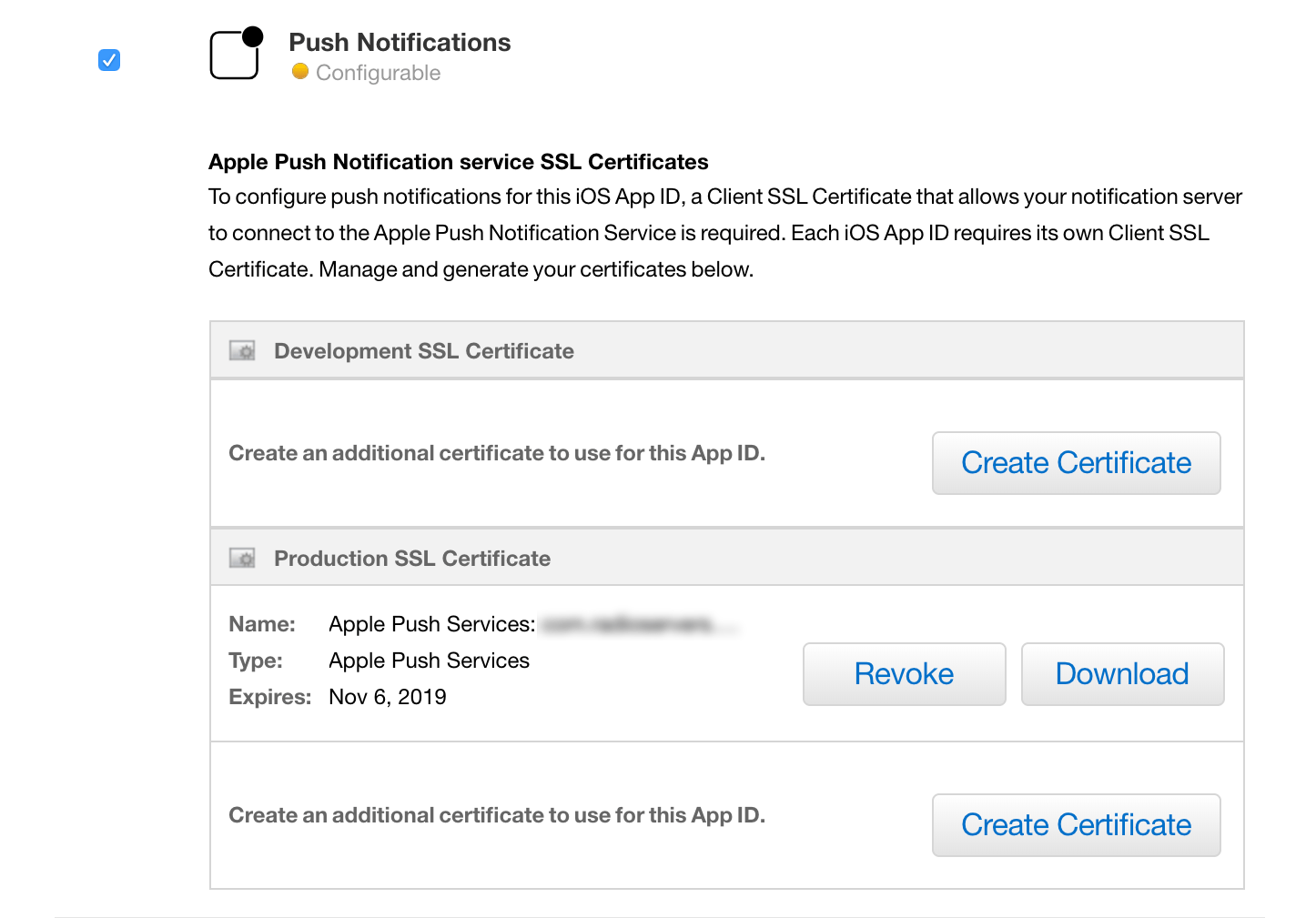 Apple sandbox apns cert - sastotally