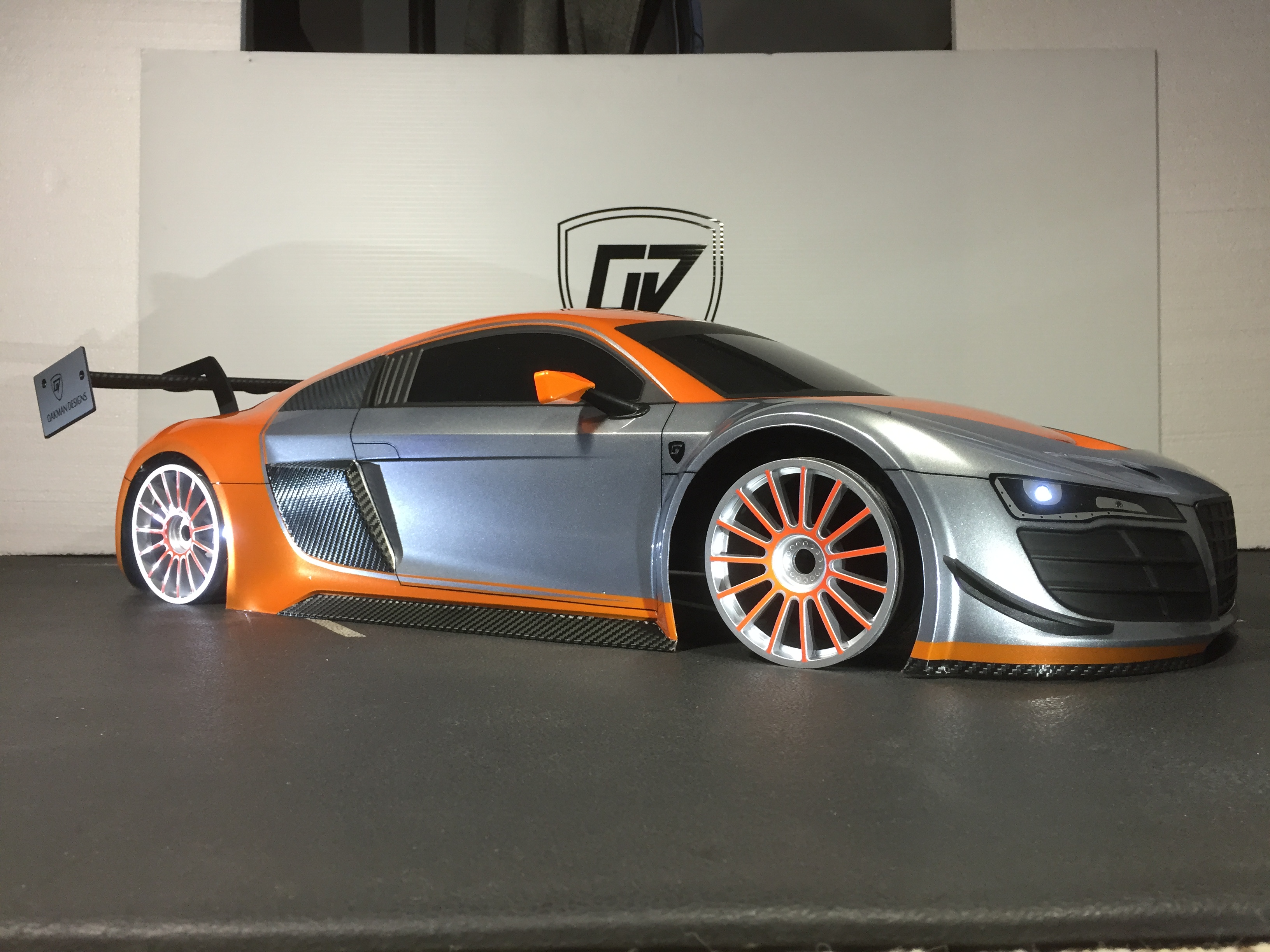 losi audi r8 lms custom body, losi audi r8 RTR car,rc onroad car ...