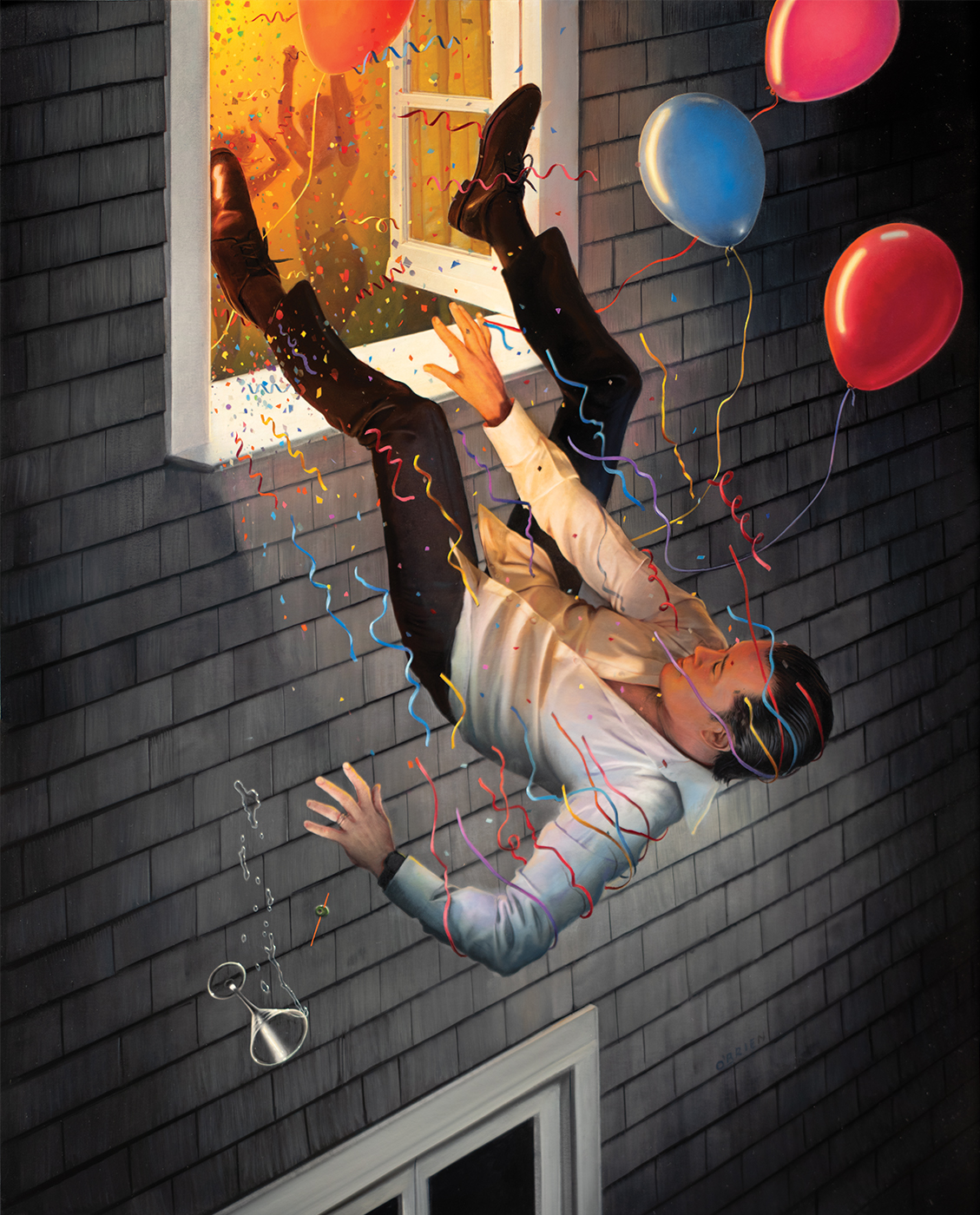 Fall Out of a Window – Tim O'Brien Illustration