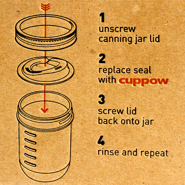 Put a lid on your Mason jar to make it a great reusable on-the-go cup ...