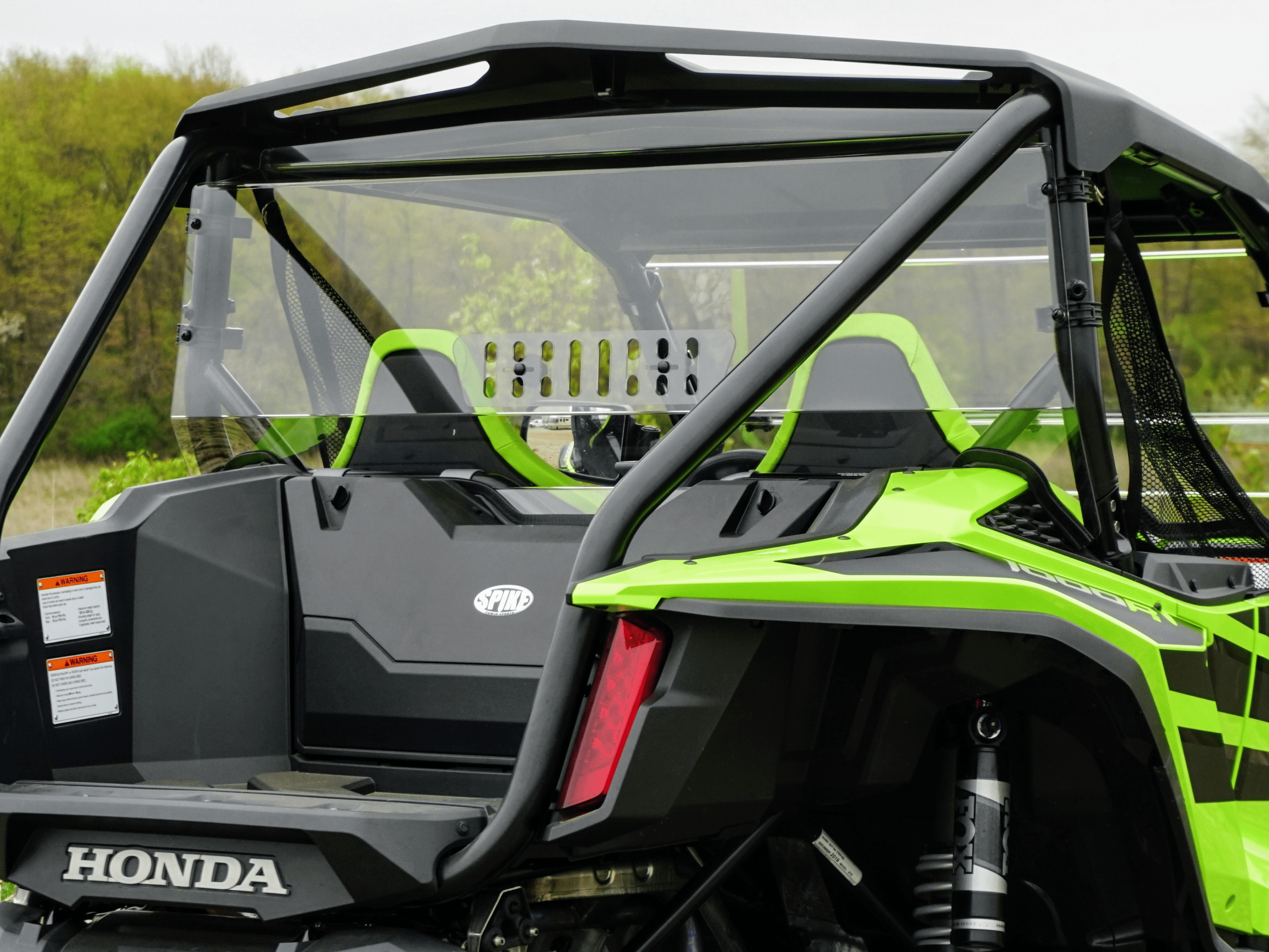 HONDA TALON REAR VENTED WINDSHIELD CLEAR-GP 2019+ » Offroad Armor ...