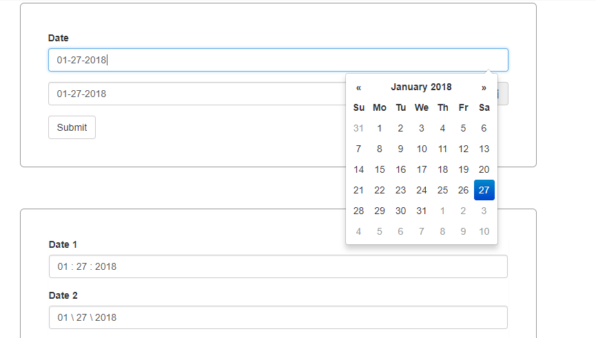 10+ Date Picker For Bootstrap - OnAirCode
