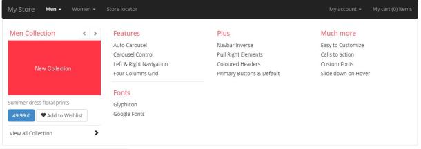 Beautiful Bootstrap Navbar Templates - OnAirCode