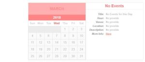 10+ Simple JavaScript Event Calendar Examples - OnAirCode