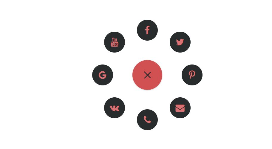 20+ Circular Menu Code Snippets For Web Designer - OnAirCode