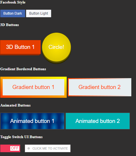 500 Amazing Css Buttons Collection Onaircode